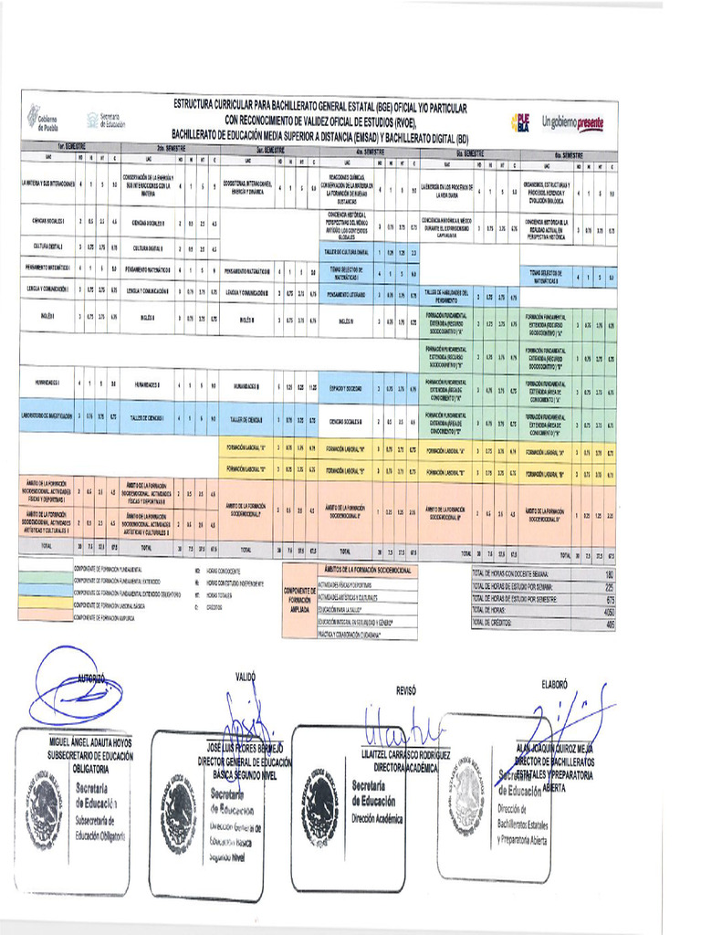 Estructura Curricular 1 | PDF