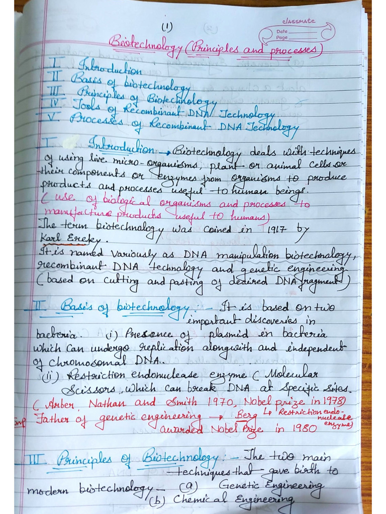 Chapter 11 Biotechnology PDF L (With Extra Terms) | PDF