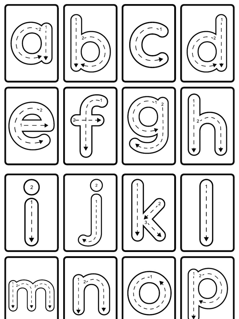 Trazo Del Abecedario Llavero | PDF