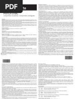 Dorcol Forte Inserto | PDF | Tableta (Farmacia) | Drogas