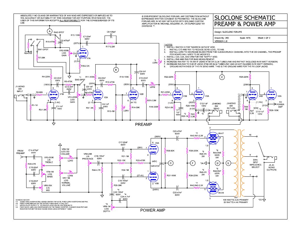 Sloclone Official Schem