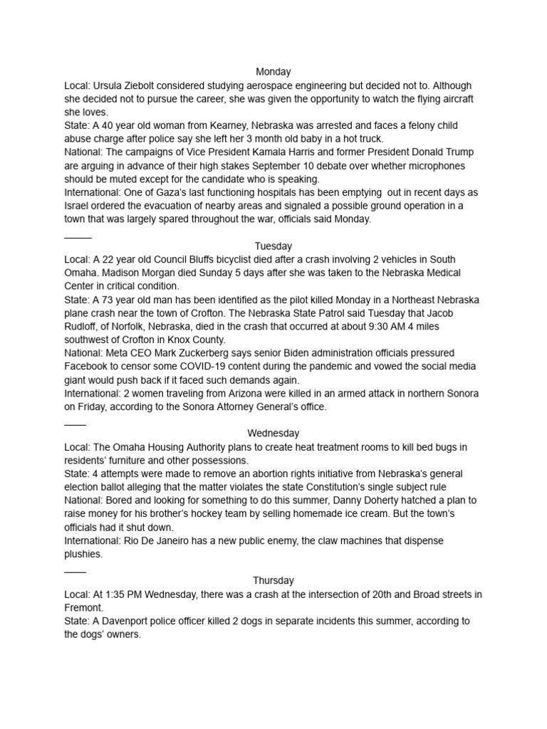 Current Events #2 | PDF | Donald Trump | American Government