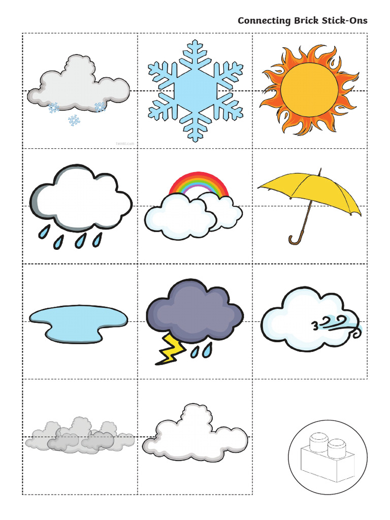 t t 2546872 Weather Matching Connecting Bricks Game | PDF