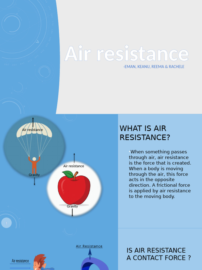 Air Resistance | PDF
