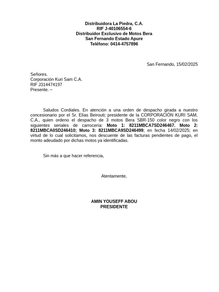 Carta A La Kuri Sam Pdf 7428