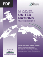 MUN Draft Resolution Format | PDF