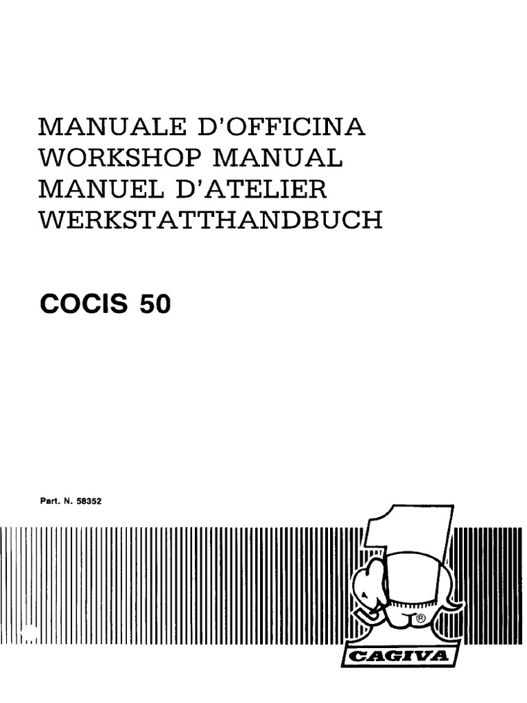 Cagiva Cocis 50 Workshop Manual 1989 | PDF