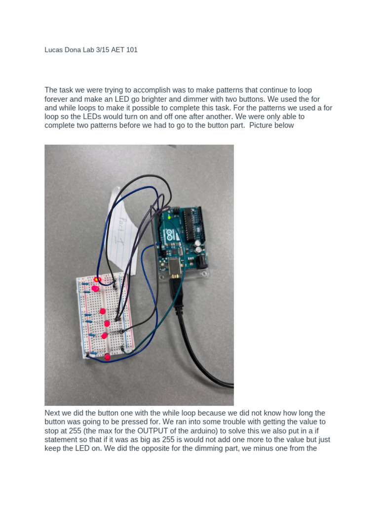 Lucas Dona Lab 3 - 15 AET 101 | PDF