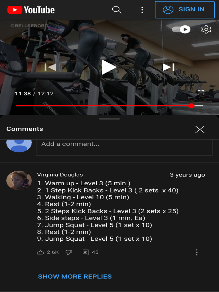 Stairmaster Glute & Cardio Workout Guide | PDF