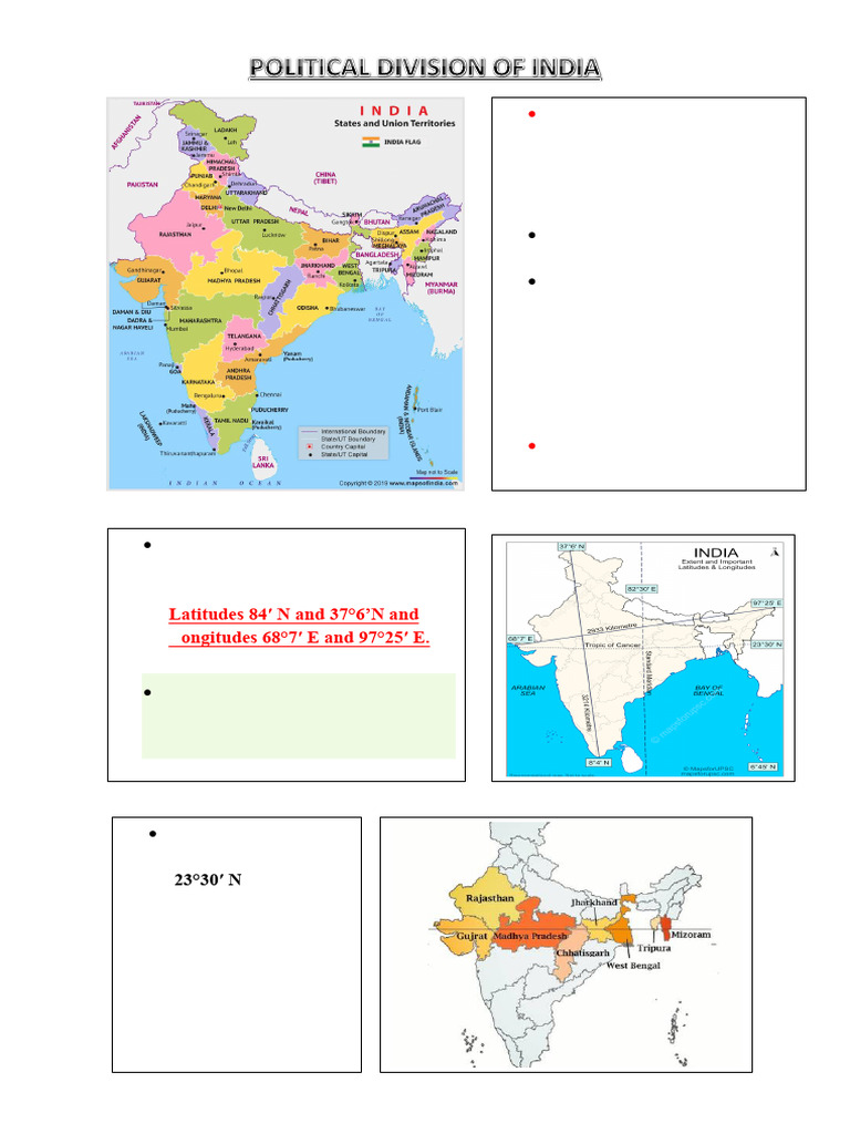 Political Division of India Explained | PDF