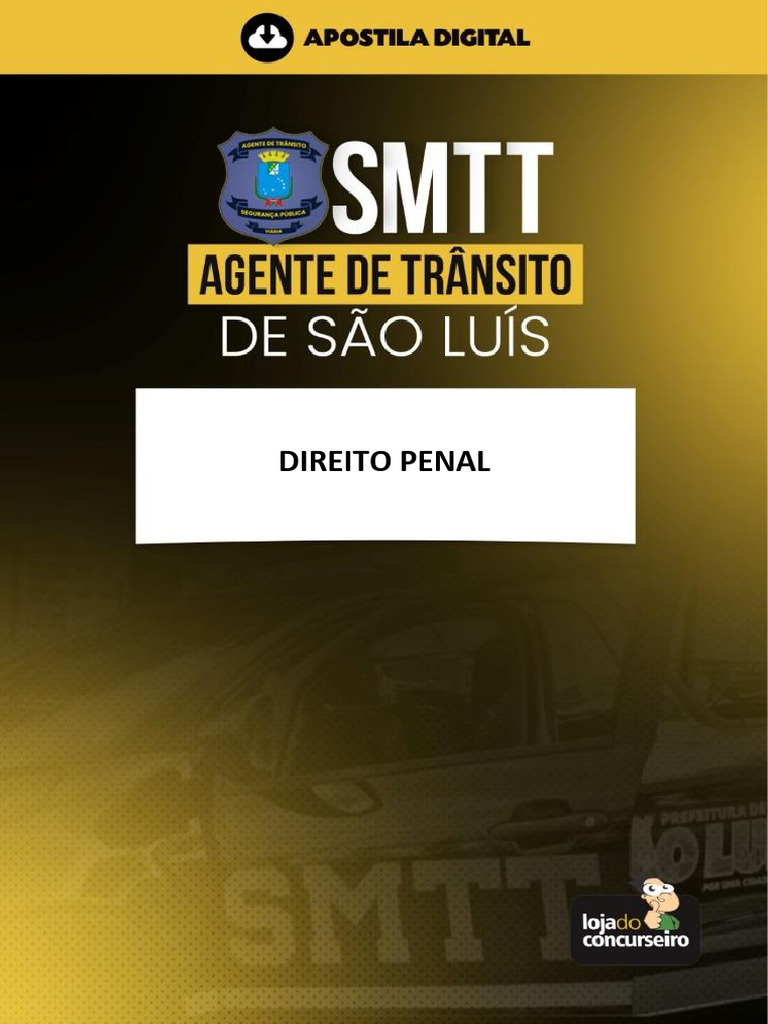 SMTT - Dir. Penal | PDF | Crimes | Crime e Violência