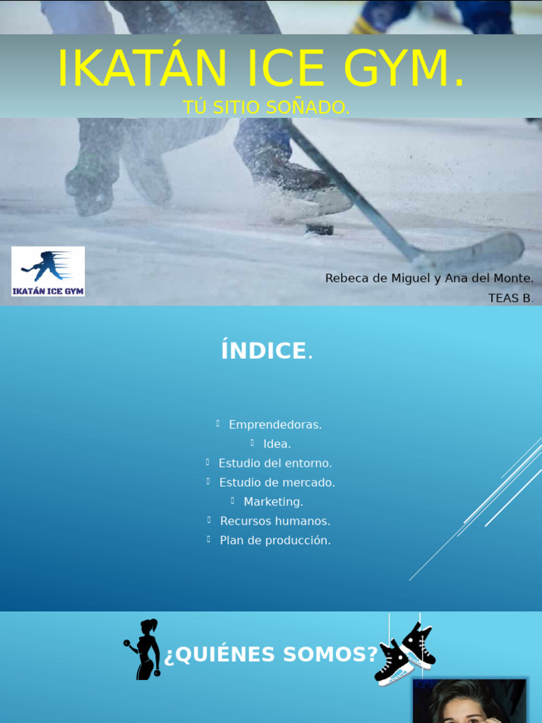 Ice Gym: Innovación y Emprendimiento | PDF