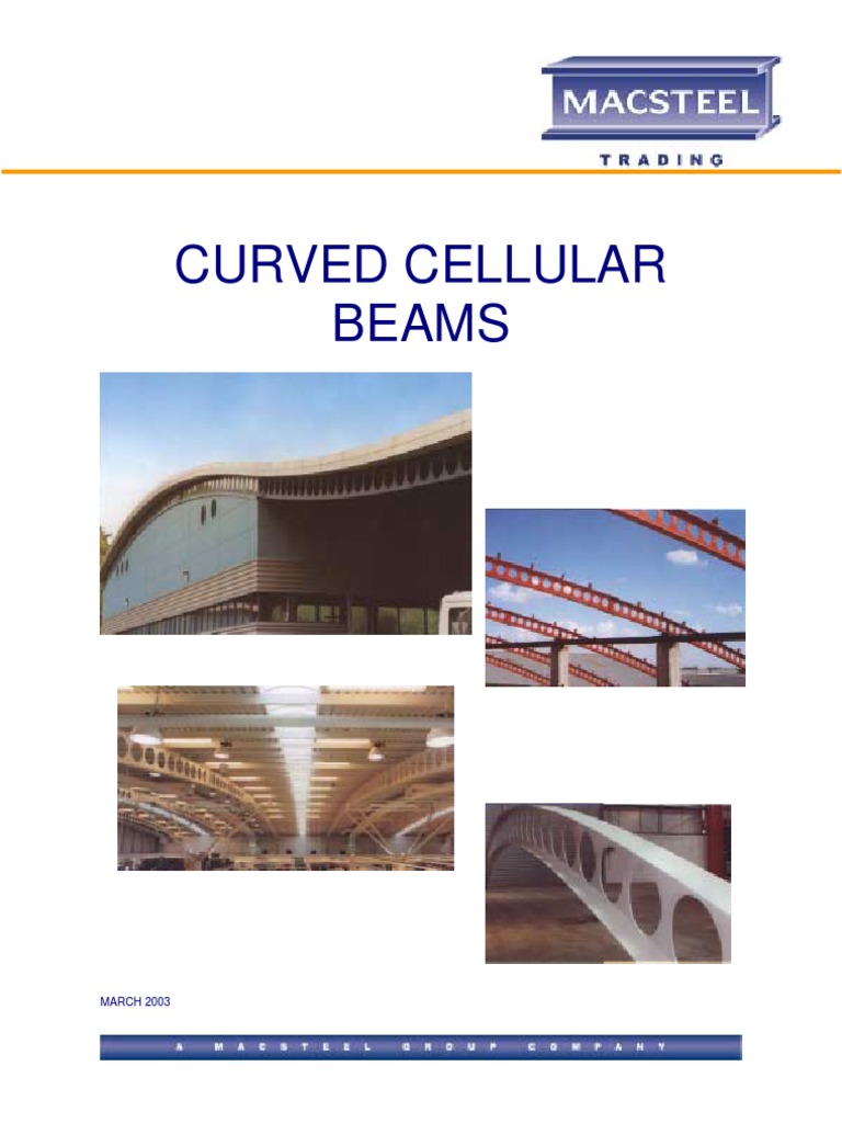 Curved Cellular Beams: MARCH 2003 | PDF | Beam (Structure) | Truss
