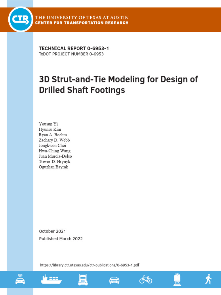 Strut-and-tie modeling and design of drilled shaft footings | PDF ...
