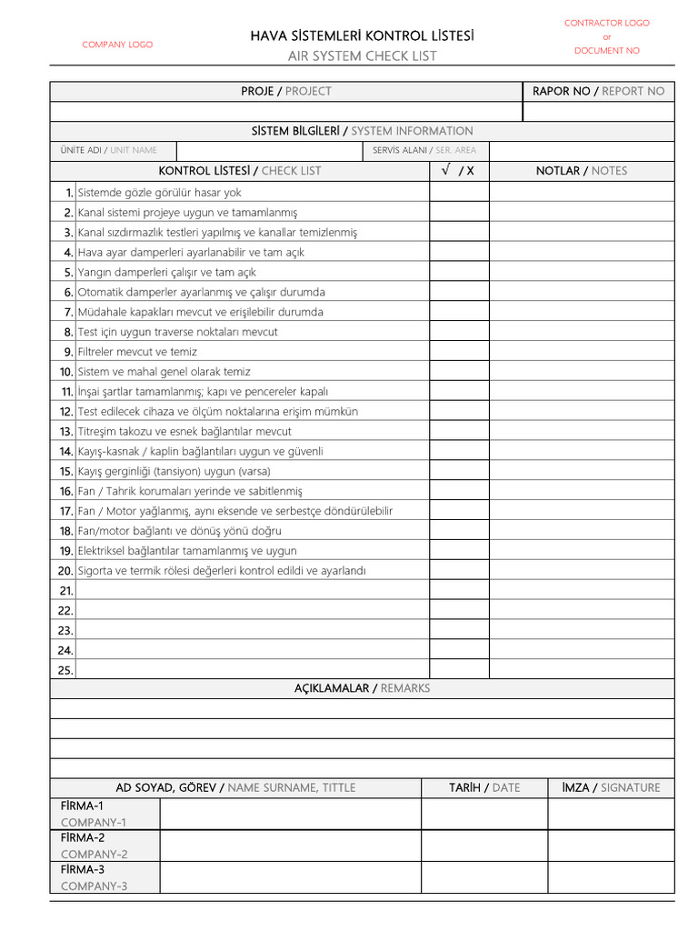Method Statement Testing and Cor TAB Procedure for Air Forms 1 | PDF