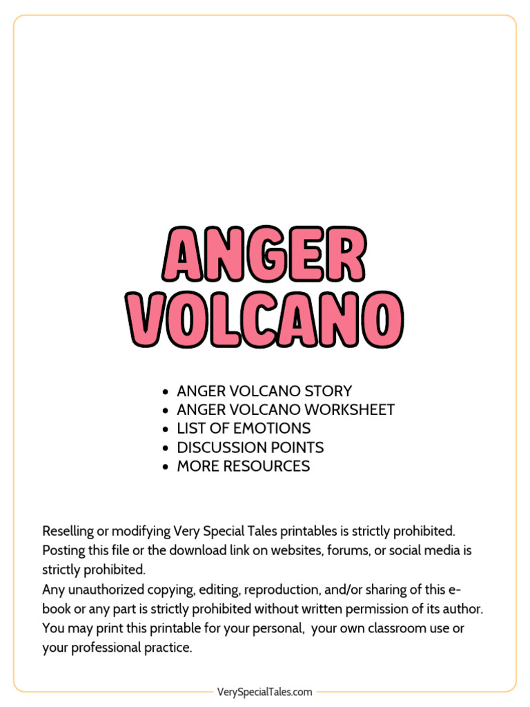 Anger Volcano Very Special Tales | PDF | Anger | Volcano