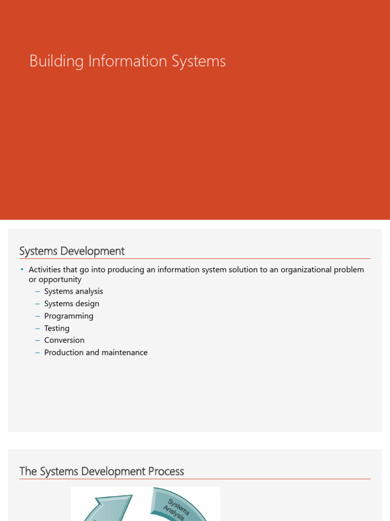 Session 9 Building Information Systems | PDF | System | Software