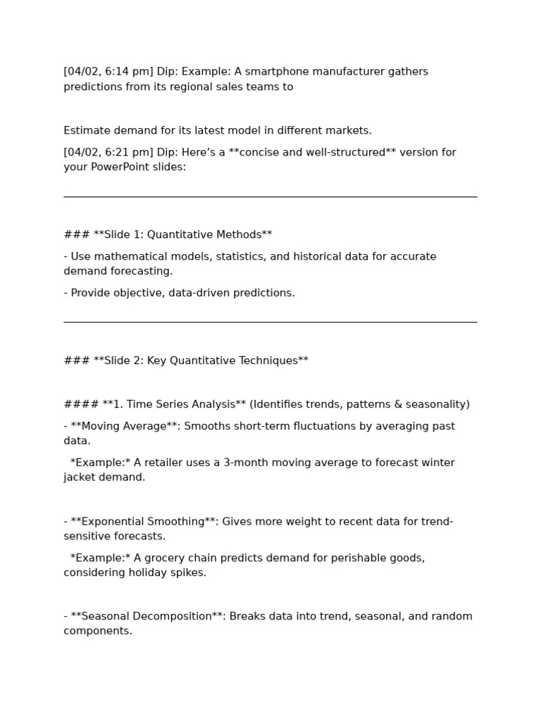 Document (1) D Forcasting | PDF