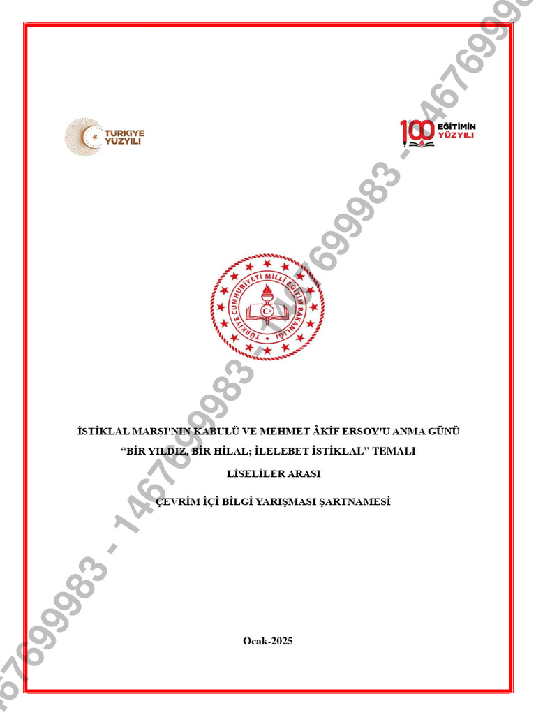 Bilgi Yarismasi Ogrenci | PDF