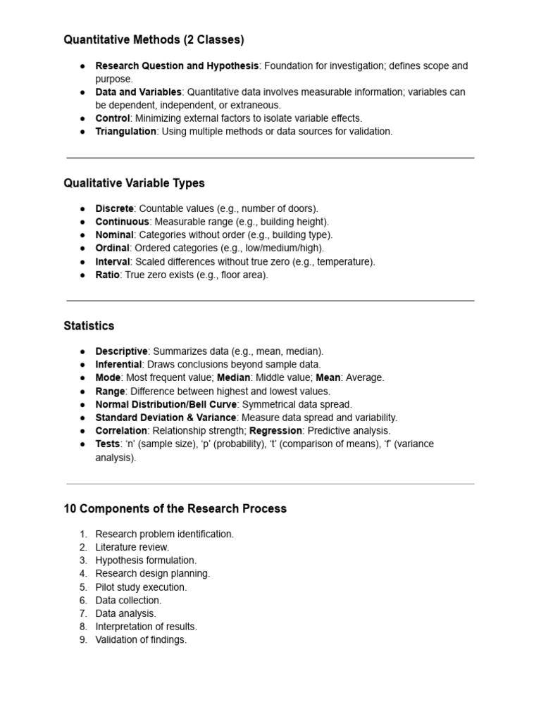 Research Methods for Students | PDF | Statistics | Level Of Measurement