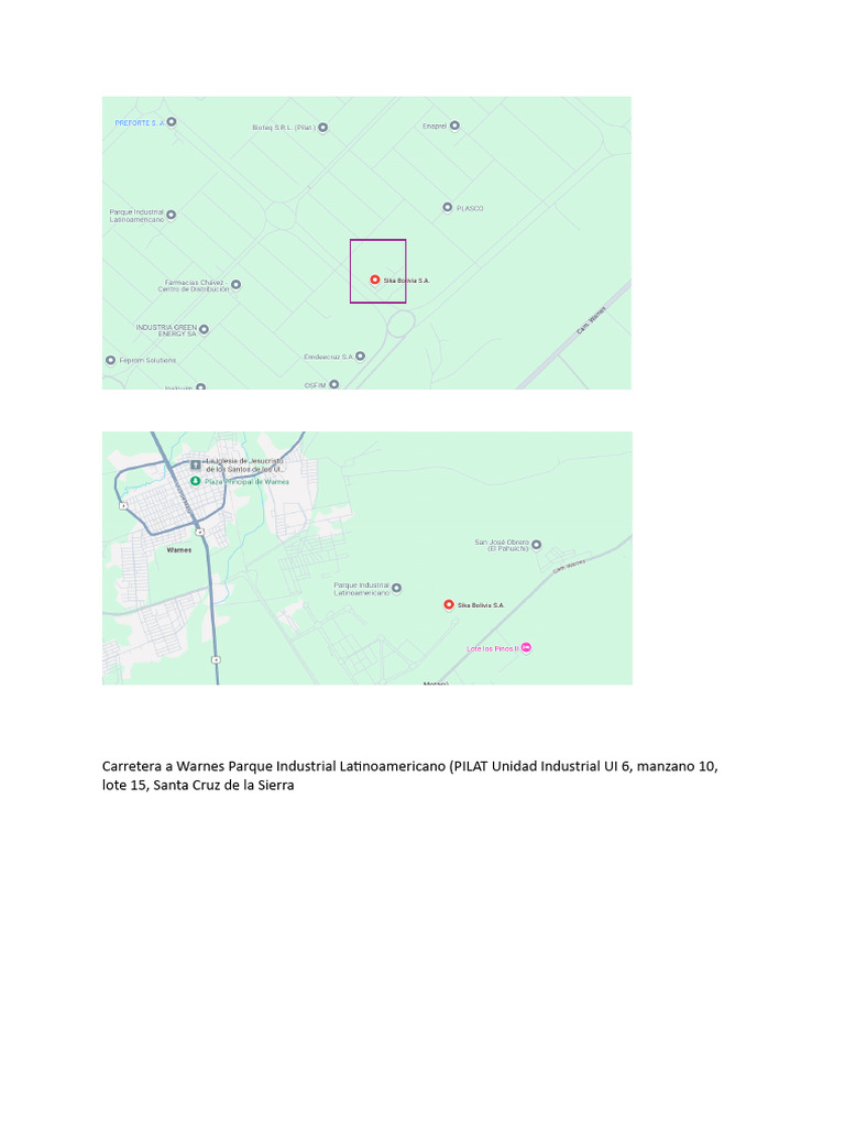 Descripción para Sika Bolivia - SCZ | PDF