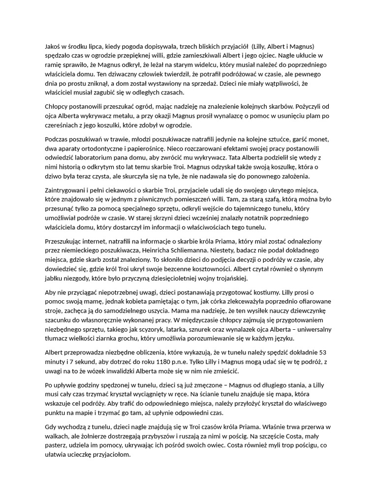 Skarb Troi Streszczenie | PDF