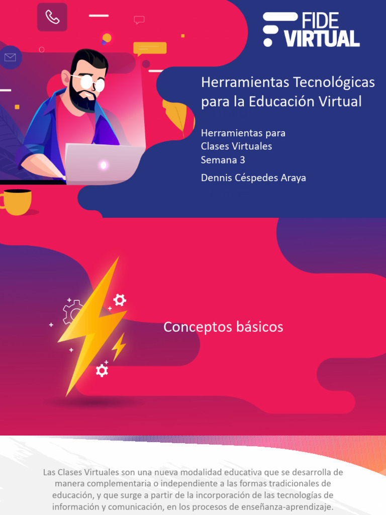 01.2 - Presentación - Herramientas para Clases Virtuales | PDF ...