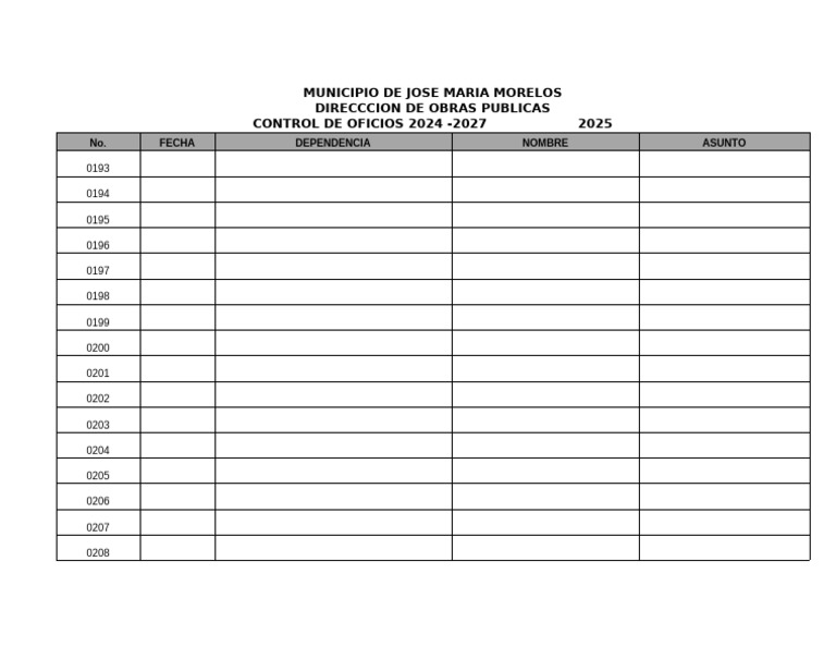 Control De Oficios Pdf 8782