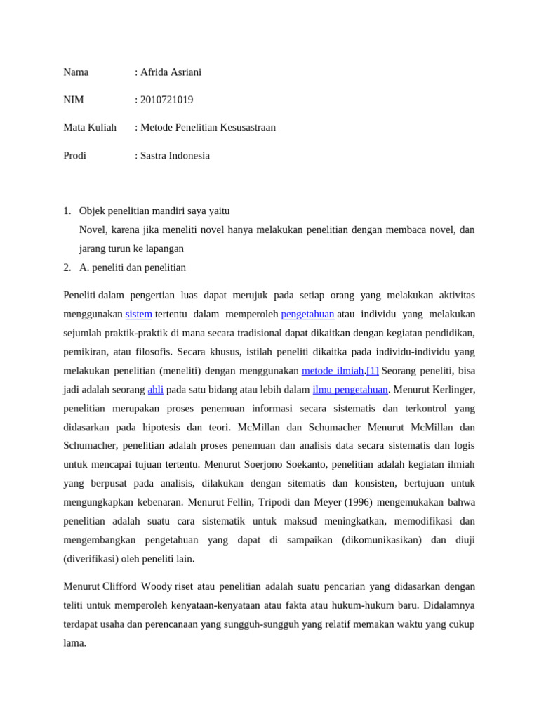 MPK Afrida Asriani 2010721019 | PDF