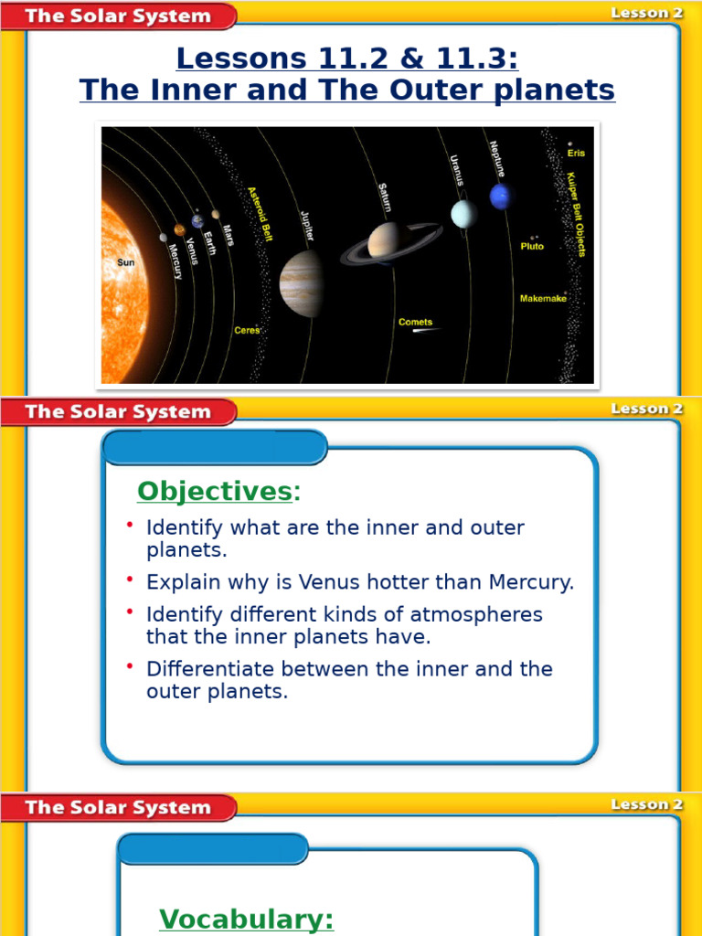 Inner vs Outer Planets Explained | PDF | Planets | Jupiter