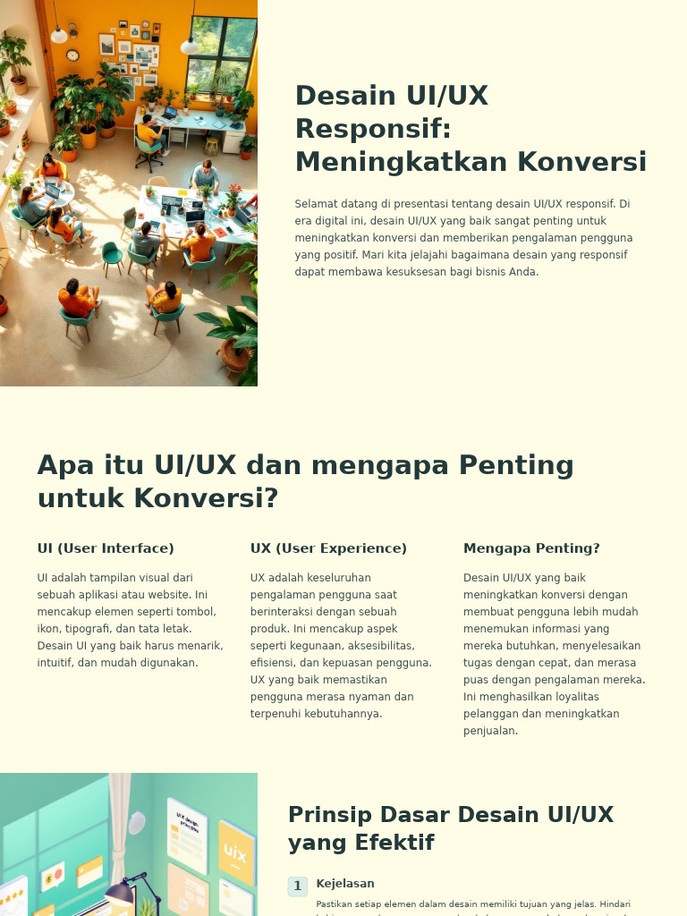 Pertemuan 5 (Desain-UIUX-Responsif-Meningkatkan-Konversi) | PDF