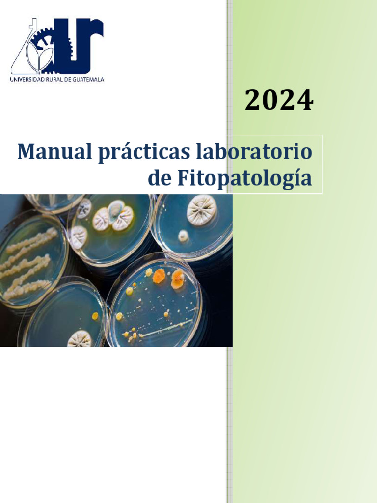 Manual Practicas-Fitopatologia | PDF | Infección | Laboratorios