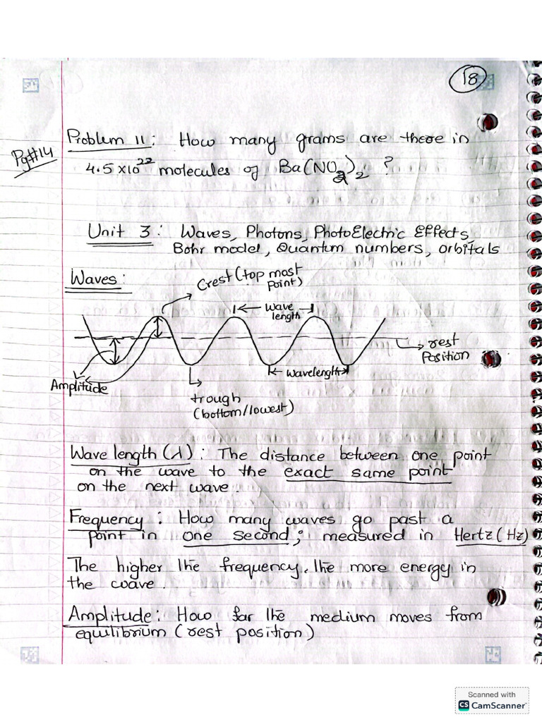 Unit 3 Notes 1 - Waves and Photons | PDF