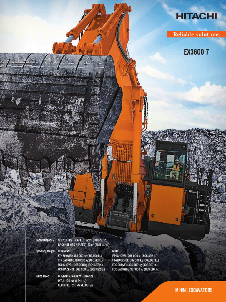 Hitachi EX3600-7 Air Intake Overview | PDF | Engines | Pump