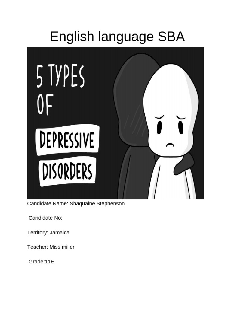 Types of Depression: A Student's Research | PDF | Mania | Major ...