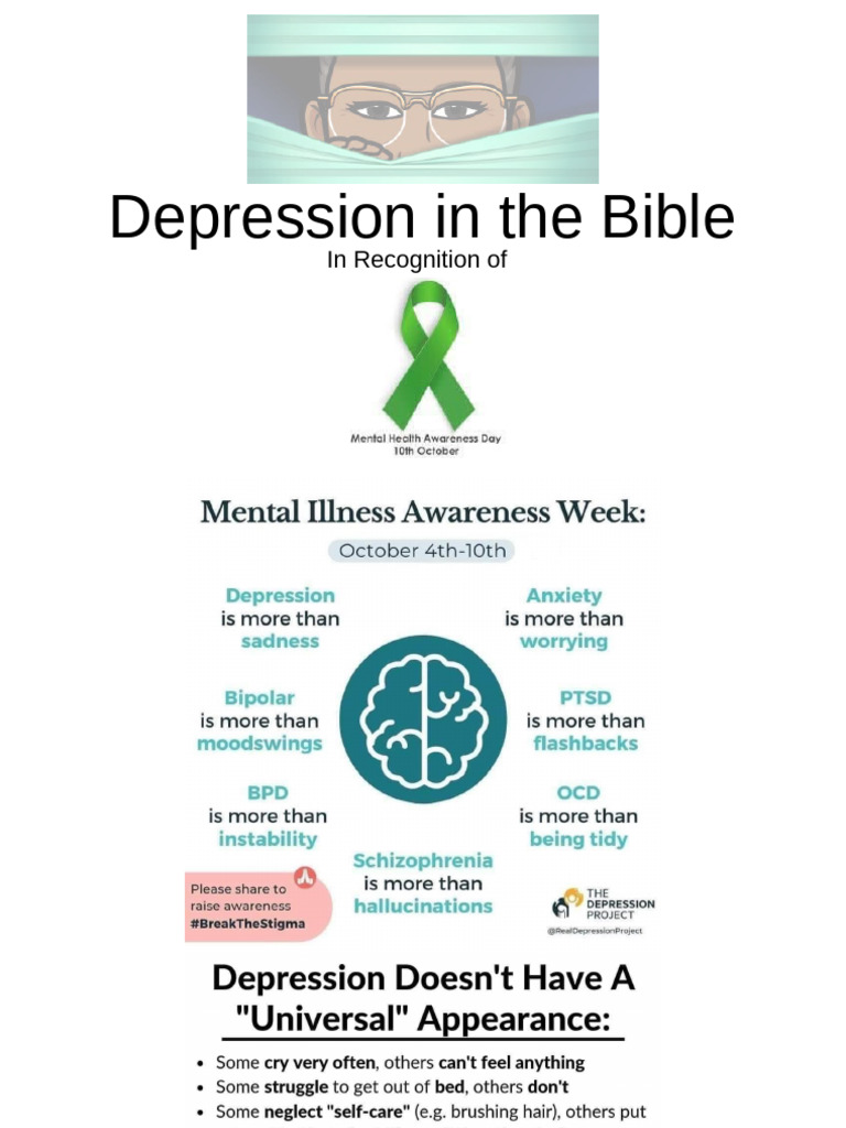 Biblical Perspectives on Depression | PDF | Jonah | Jesus
