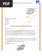 Barua Ya Mualiko Mgeni Rasmi | PDF