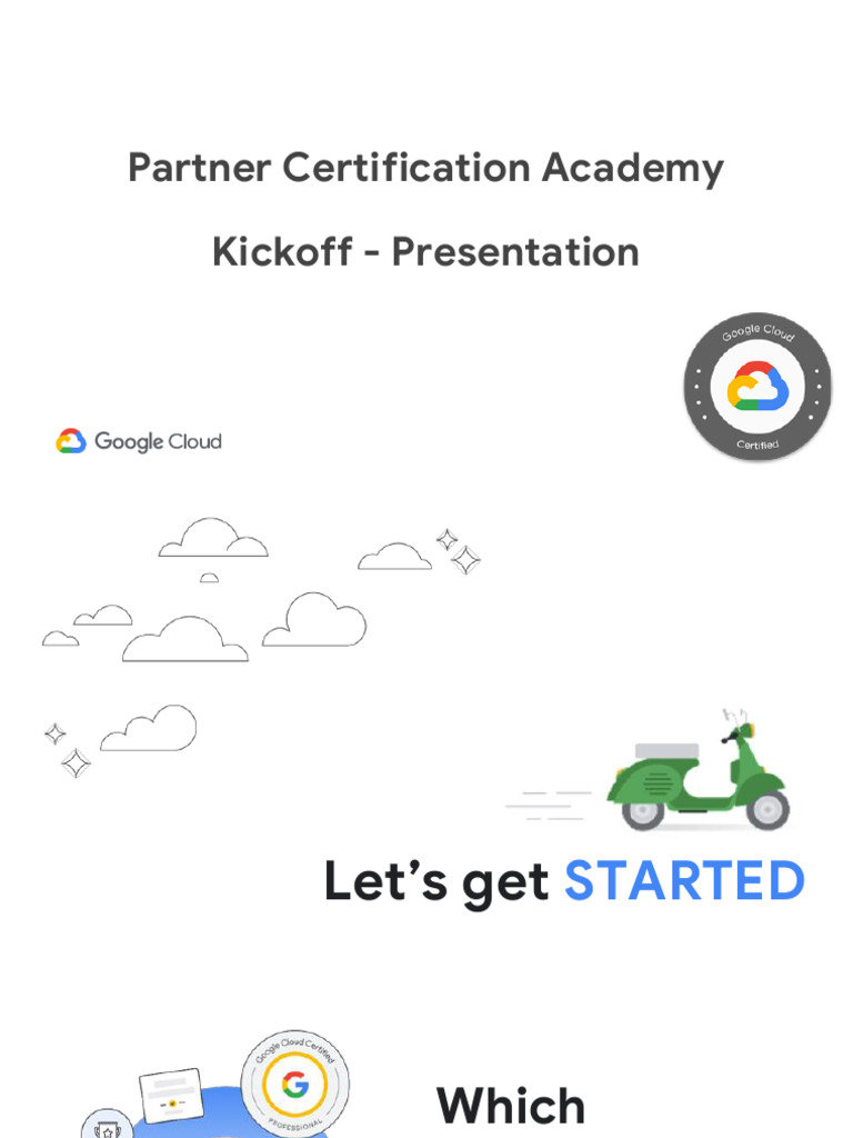 Google Certification Program | PDF | Cloud Computing | Learning