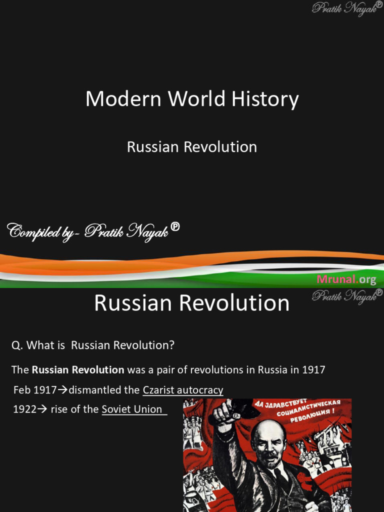 WH_Russian_Revolution' with you | PDF | Russian Revolution | Bolsheviks
