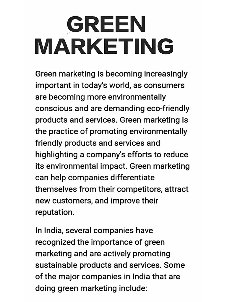 Green MRKTG BM Unit 4 CHP 2 | PDF