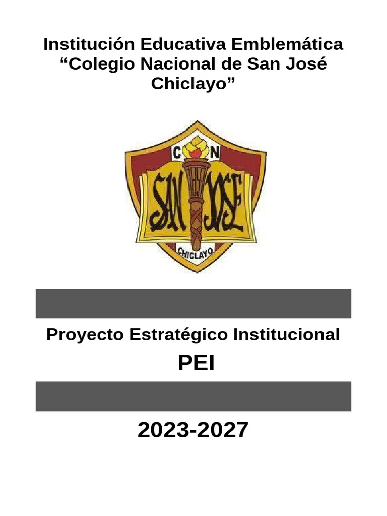 Pei San Jose Actualizado 2024 | PDF | Plan de estudios | Enseñando