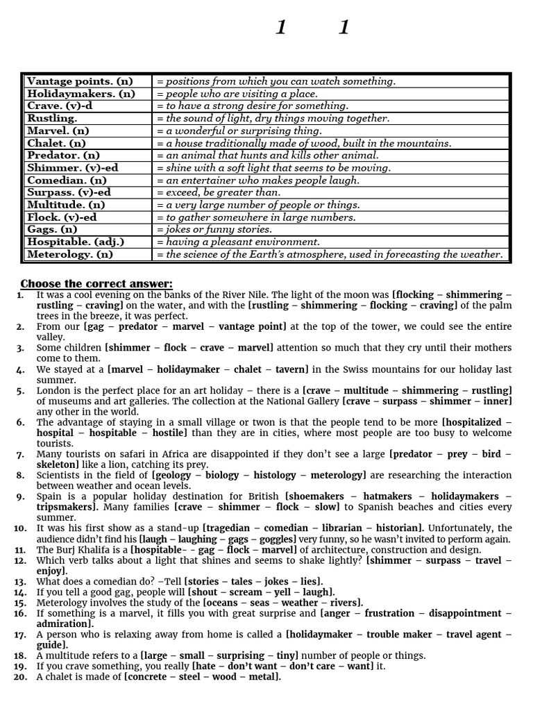 Worksheet 1 | PDF | Earth Sciences
