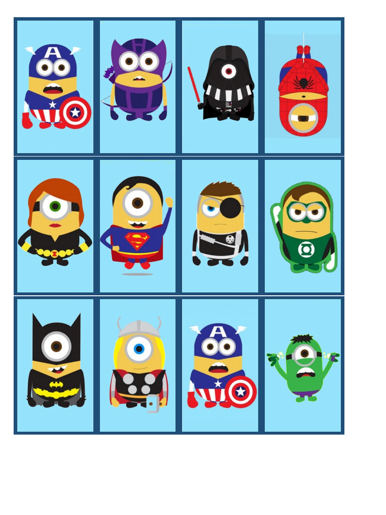 Naipes Minions | PDF