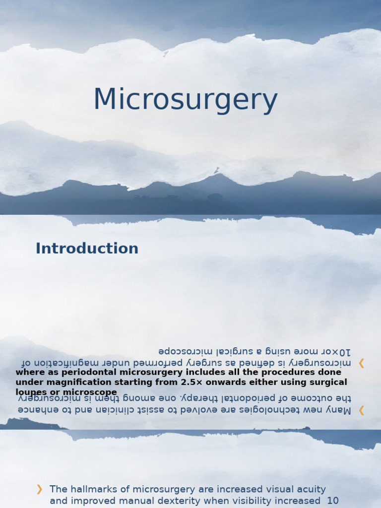 microsurgery-230508064618-0bf97e51 | PDF | Surgical Suture | Optics