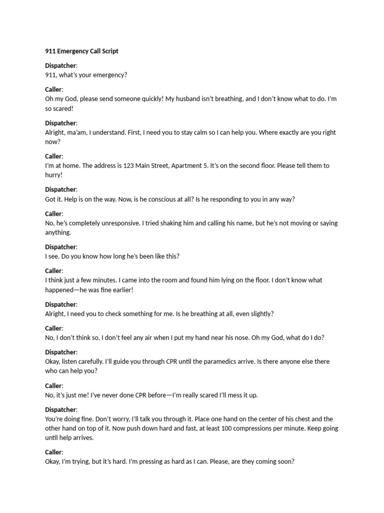 Emergency Call Handling Guide | PDF