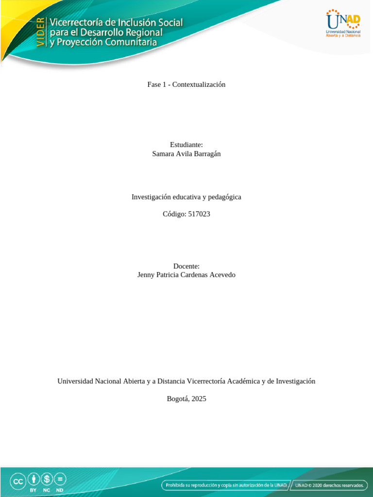 Fase 1 Contextualizacion Samara Avila | PDF