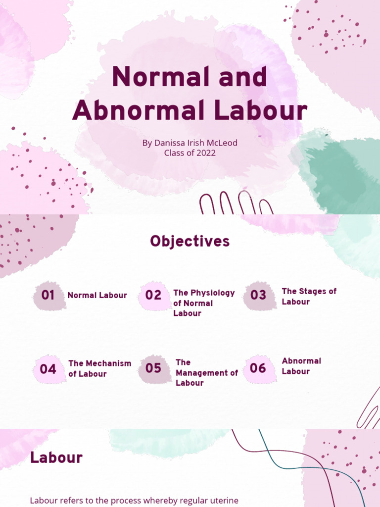 Labour: Normal vs. Abnormal | PDF | Childbirth | Muscle Contraction