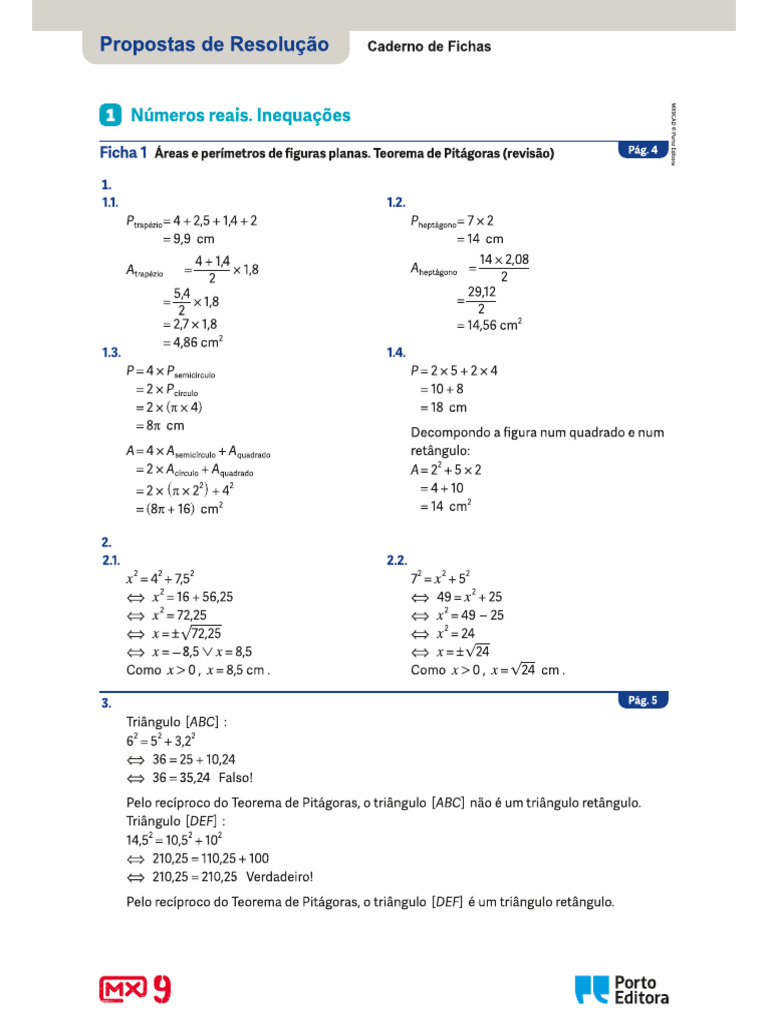 Mx9 Resol Caderno Fichas | PDF