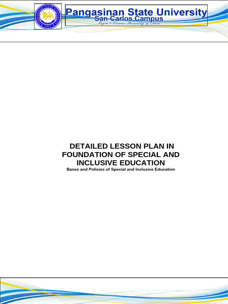Sample Detailed Lesson Plan FSIE 3 | PDF | Behavioural Sciences | Learning
