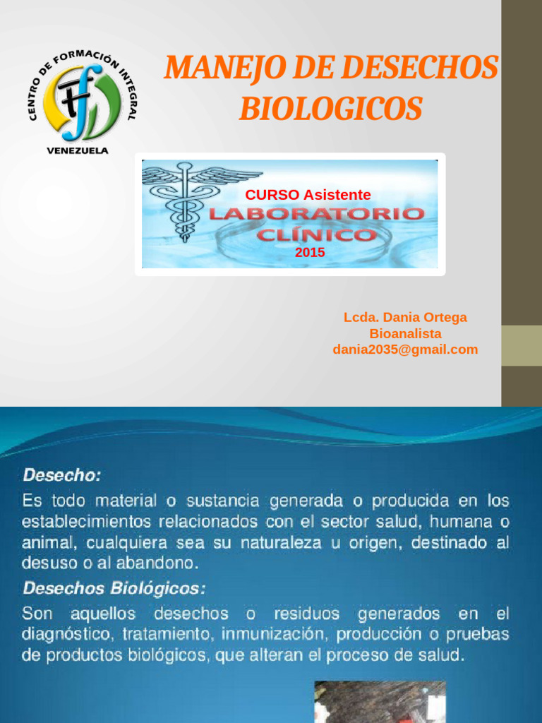 Manejo de Desechos Biológicos 2015 | PDF